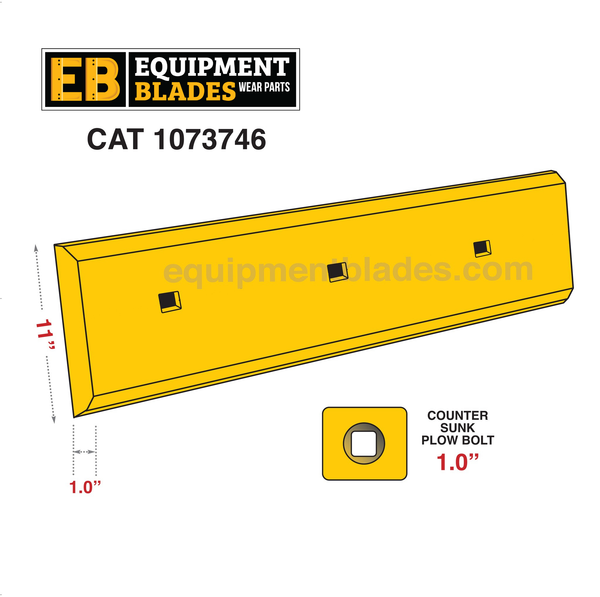 CAT® 936E Loader Bucket Edges Kit Caterpillar®