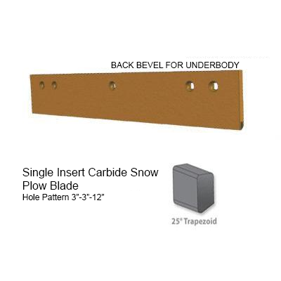 Single Insert Carbide Snow Plow Blade CICT664844 – Equipment Blades Inc