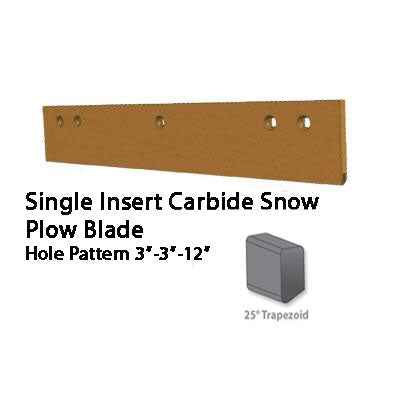 Single Insert Carbide Snow Plow Blade for Underbody - CICT753644 ...